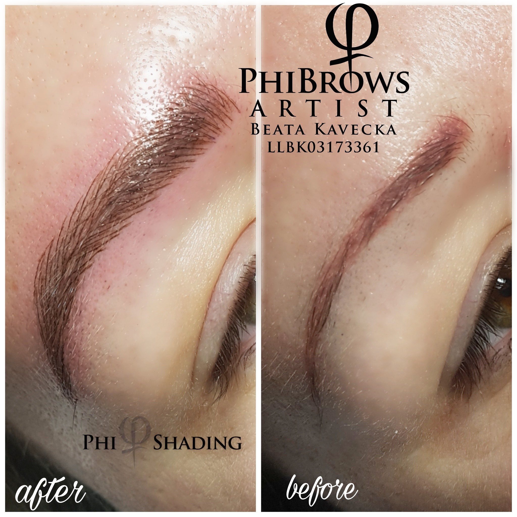 Permanentný makeup obočia,microblading Phibrows – La Femme